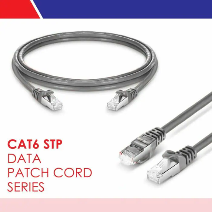 cat6 stp patch cord 1Meter - ELV Cables