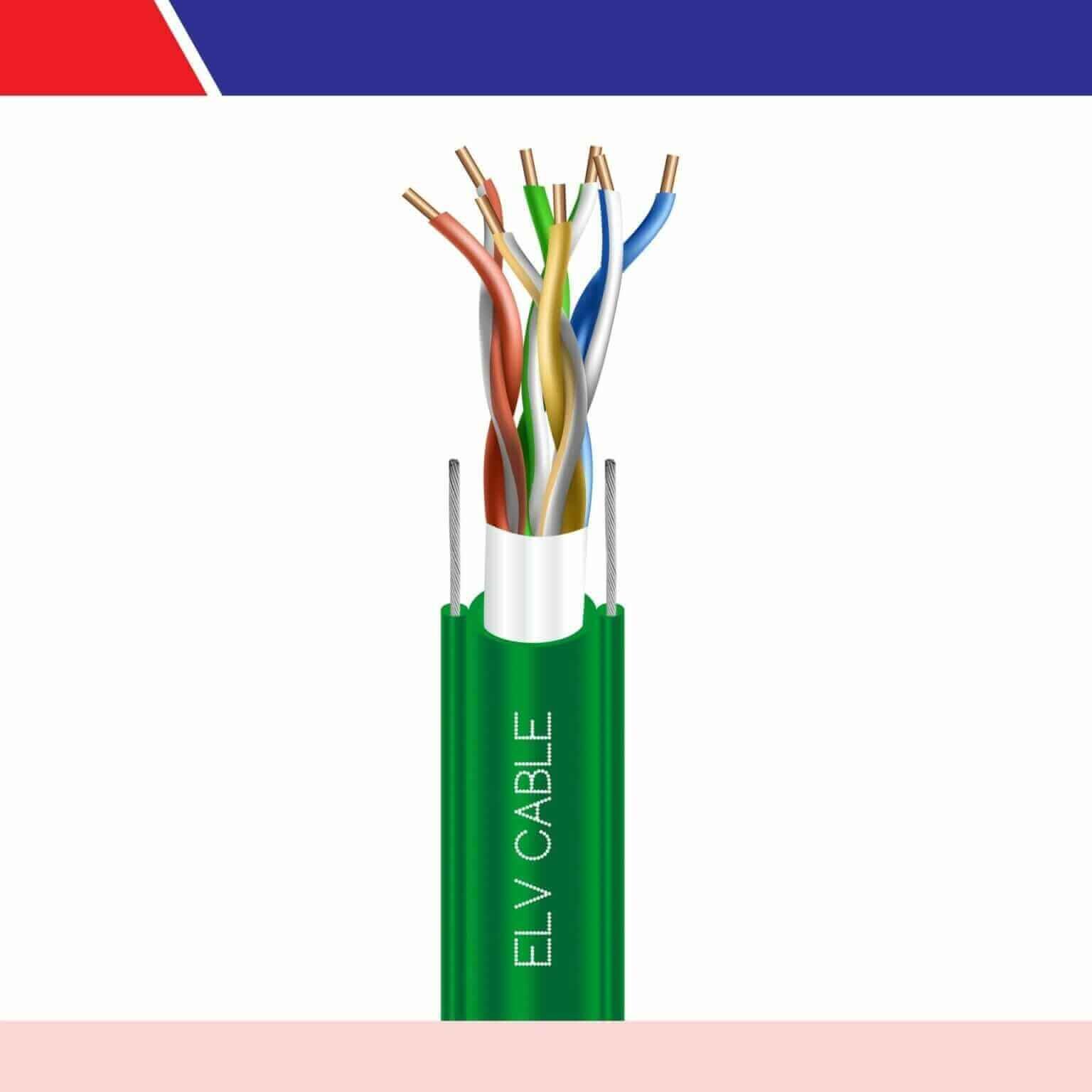 best Cat6a F Utp Green Color elevator cable -elv uae
