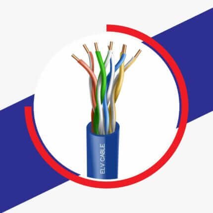 Cat5e U-Utp 23awg 4pair Series 305M blue Cable - ELV Cables