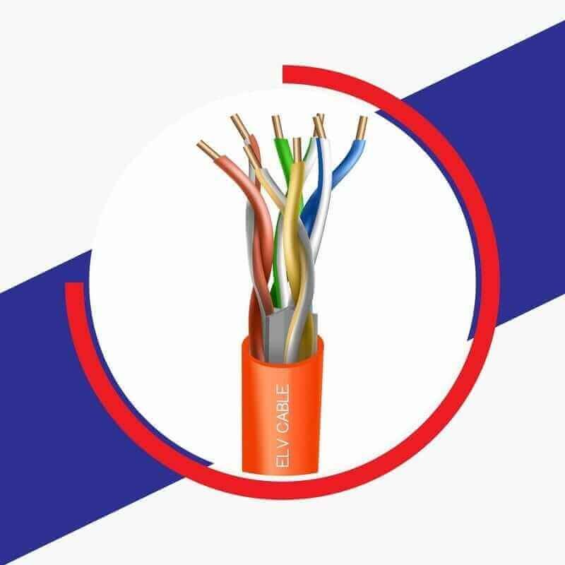 best ethernet Cat6 Orange cable Utp 23 awg 4 pair 305M
