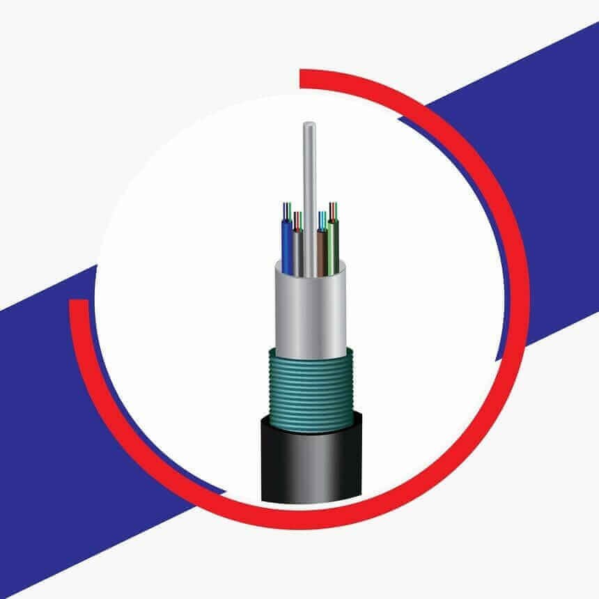 best 6 core Fiber Optic Cable Om2 Multimode Armoured Ind.