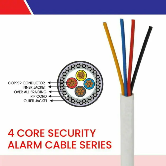 Security And Alarm Cable 305m Rolls 4core – ELV Cables