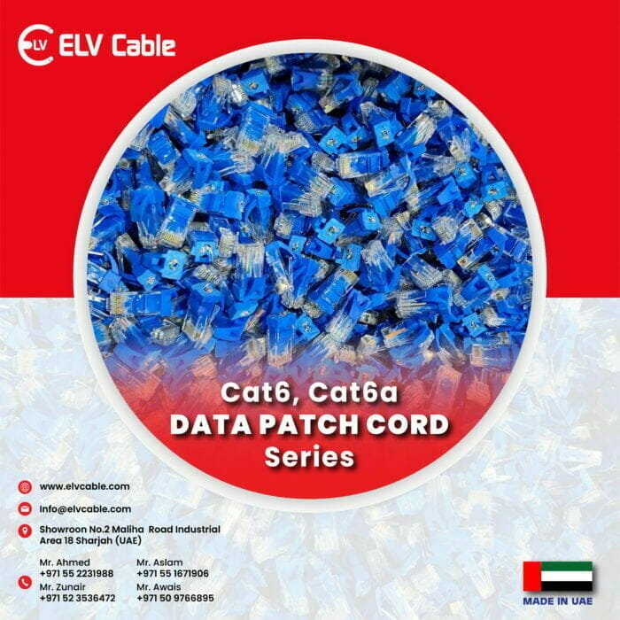 Cat6 Cat6a Data patch cord series - ELV Cables